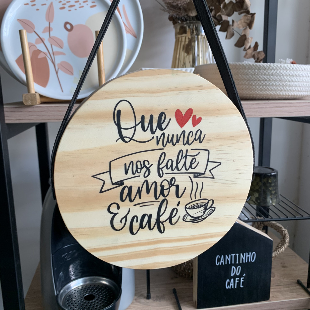 Placa Decorativa Que nunca - Oficina Criativa