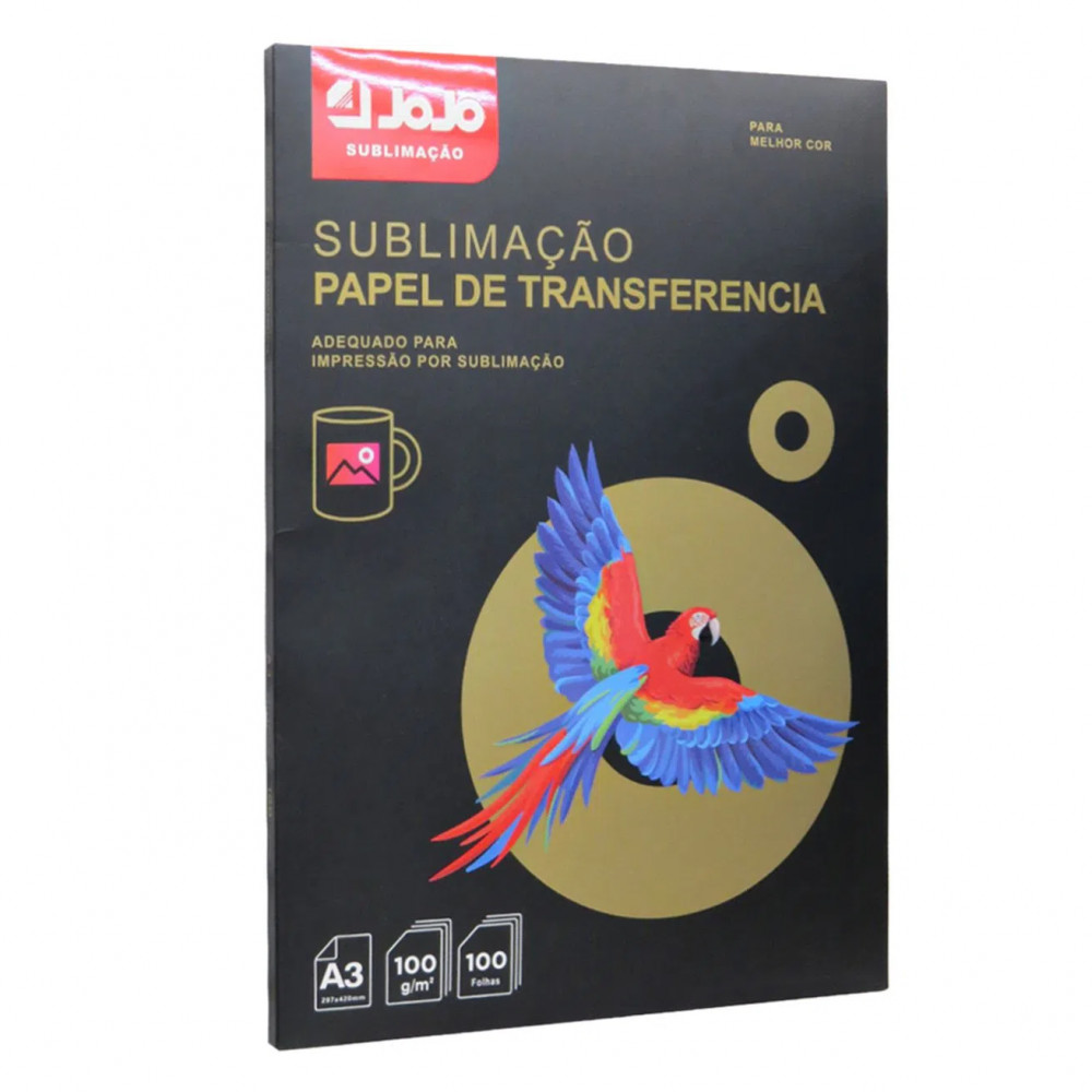 Papel para Sublimação Jojo Fundo Rosa A4 e A3 - 100 Folhas - A4 ...