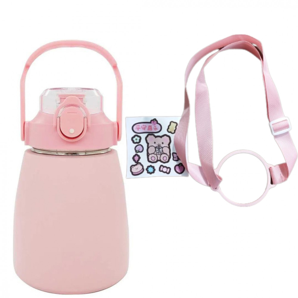 Garrafa Térmica de Inox Colorida para Sublimação - 800ml ROSA ...