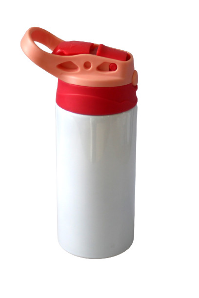 Garrafa Térmica Squeeze Tampa Colorida para Sublimação - 350ml VERMELHO ...