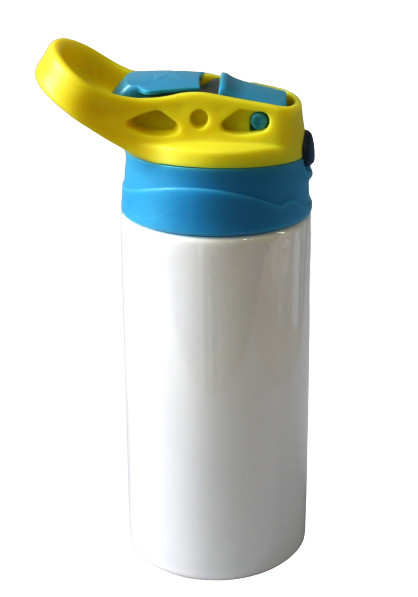 Garrafa Térmica Squeeze Tampa Colorida para Sublimação - 350ml VERDE ...