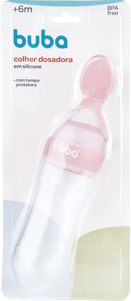 Colher Dosadora Rosa (Ref: 14679) - Buba - Nova Atacado