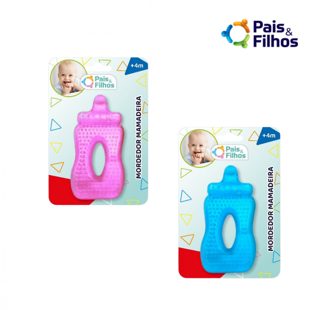 Mordedor Mamadeira com Textura (Ref:791835/36) - Pais&Filhos - Nova Atacado