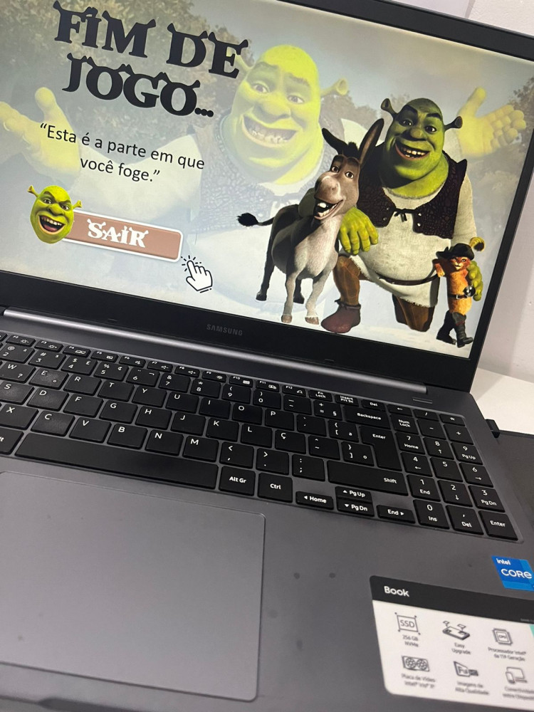 GAME SHREK - O OGRO ESTUDIOSO - AJUDA COM AS LETRAS