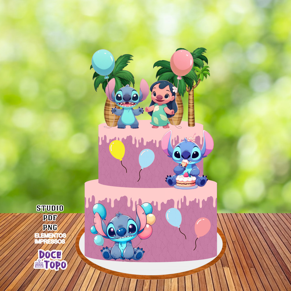 Topo De Bolo Stitch Para Imprimir Cartoni Animati Ideeen Voor