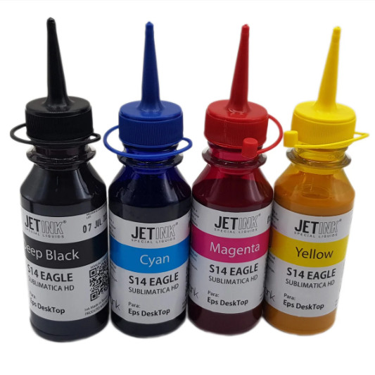 Tinta Para Sublimática Jet Ink - 100ml Yellow - Sublimáticos Mania