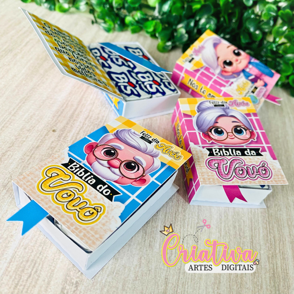 Dia dos avós - Mini Biblia 2 bis - 2024 - Criativa artes Digitais 🌻