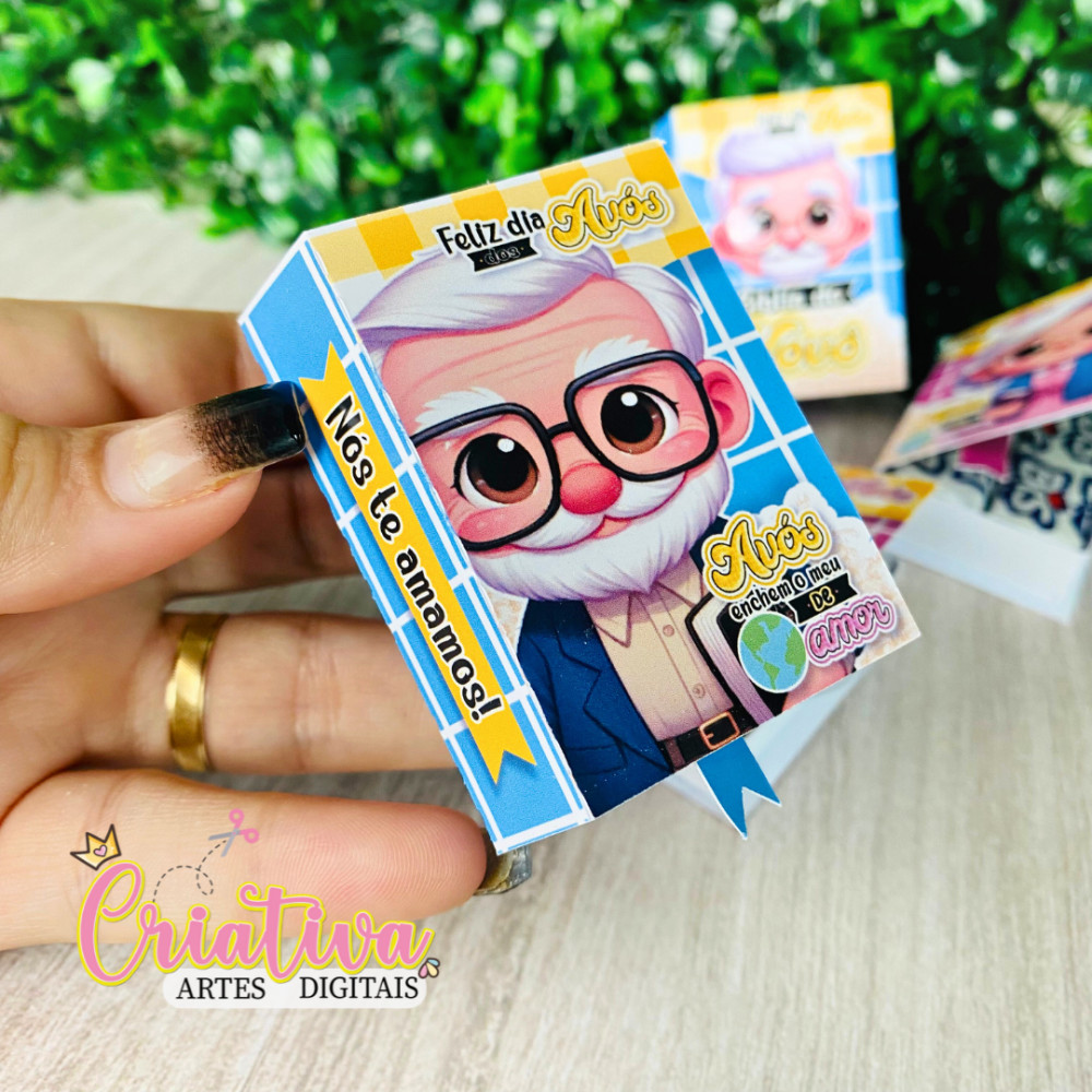 Dia dos avós - Mini Biblia 2 bis - 2024 - Criativa artes Digitais 🌻