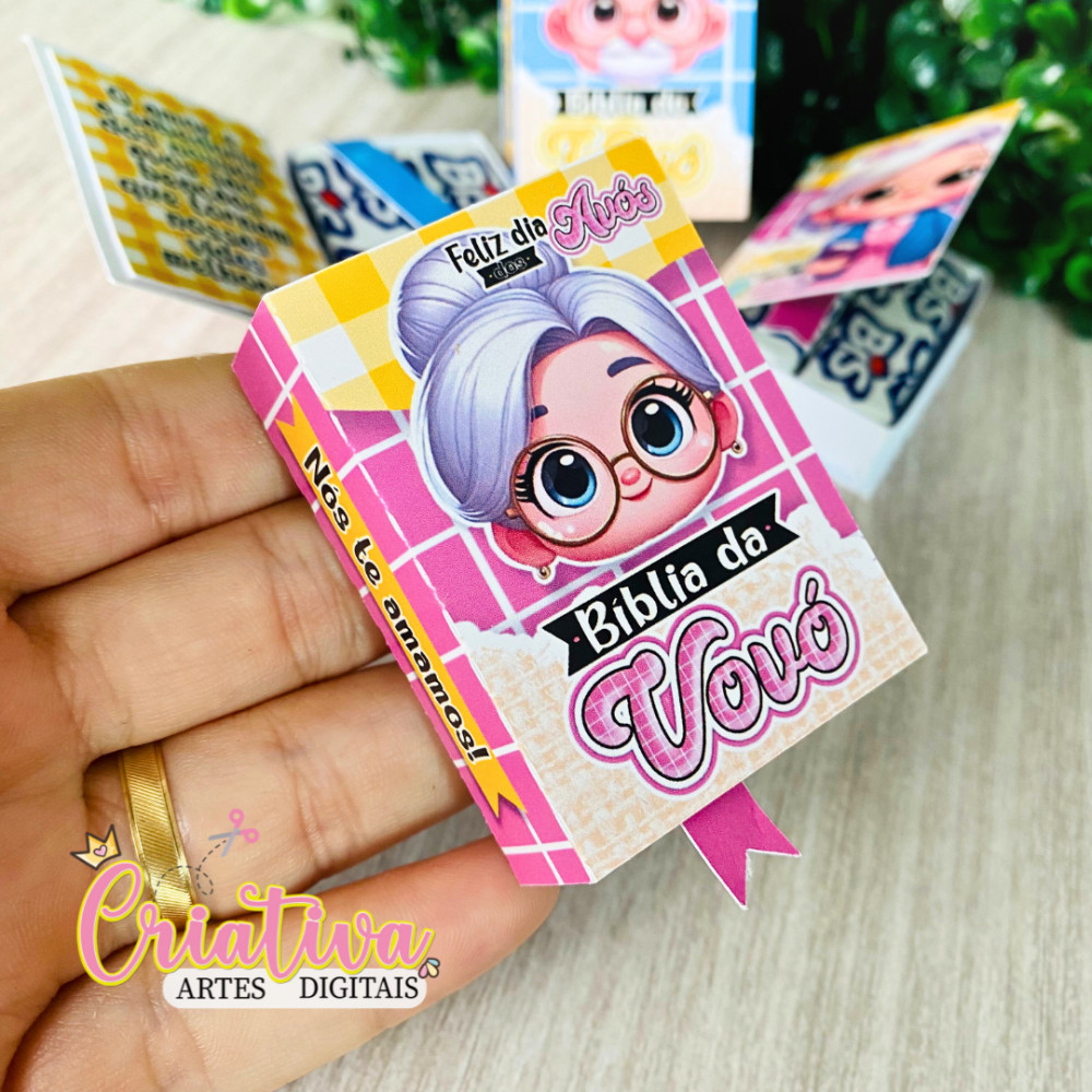 Dia dos avós - Mini Biblia 2 bis - 2024 - Criativa artes Digitais 🌻