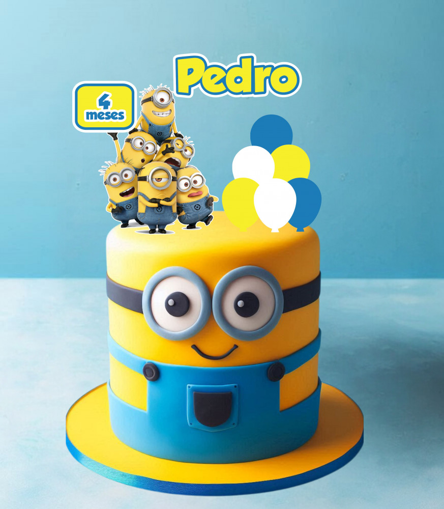 Bolo De Aniversario Dos Minions