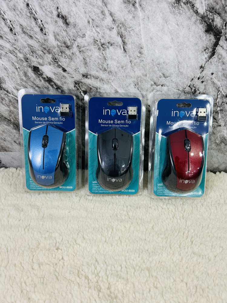 Mouse Sem Fio Inova MOU-8609 - Inova basike