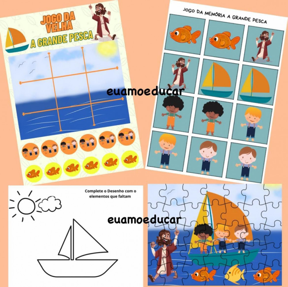 História a Grande Pesca - Ministério infantil
