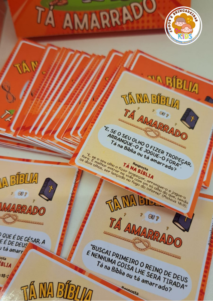 TÁ NA BÍBLIA OU TÁ AMARRADO - Jogo de Perguntas e Respostas ...