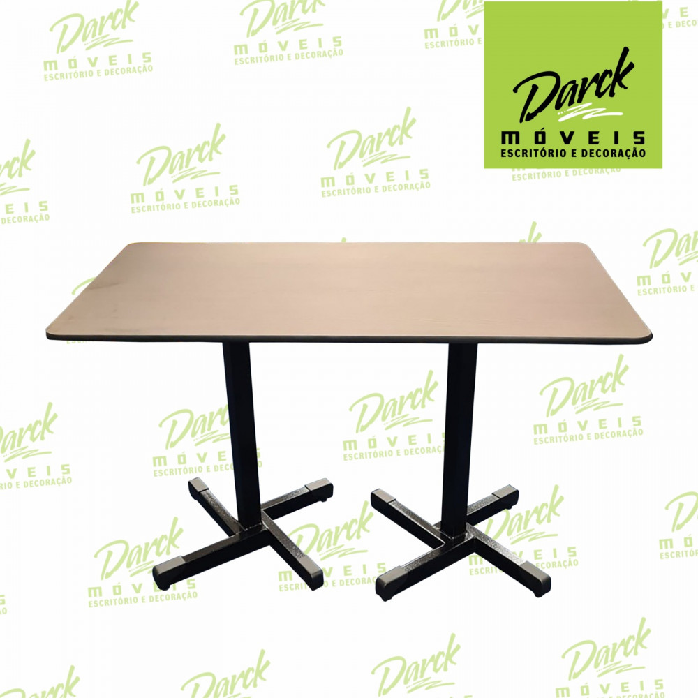 Mesa Retangular Fast Food 1200x600 - Darck móveis