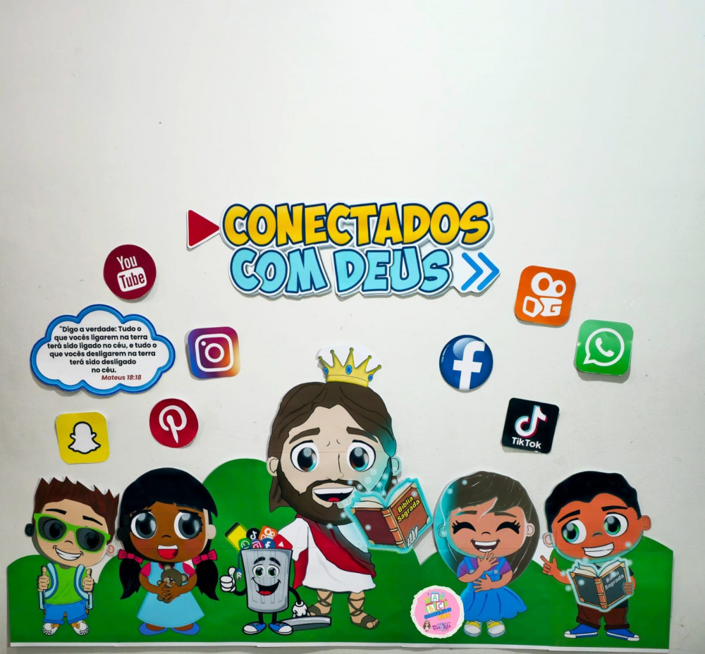 PAINEL CONECTADOS COM DEUS - Ministério infantil