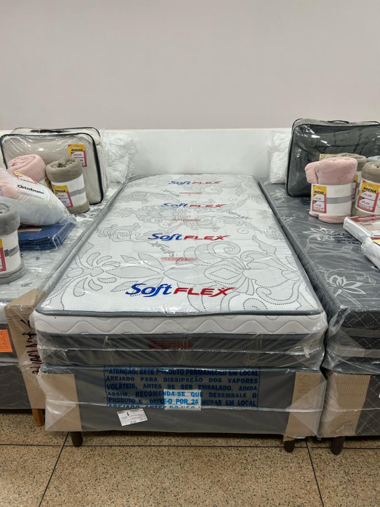 CONJUNTO BOX DARK COLLECTION SOLTEIRÃO SOFTFLEX - ROCHA MAGAZINE