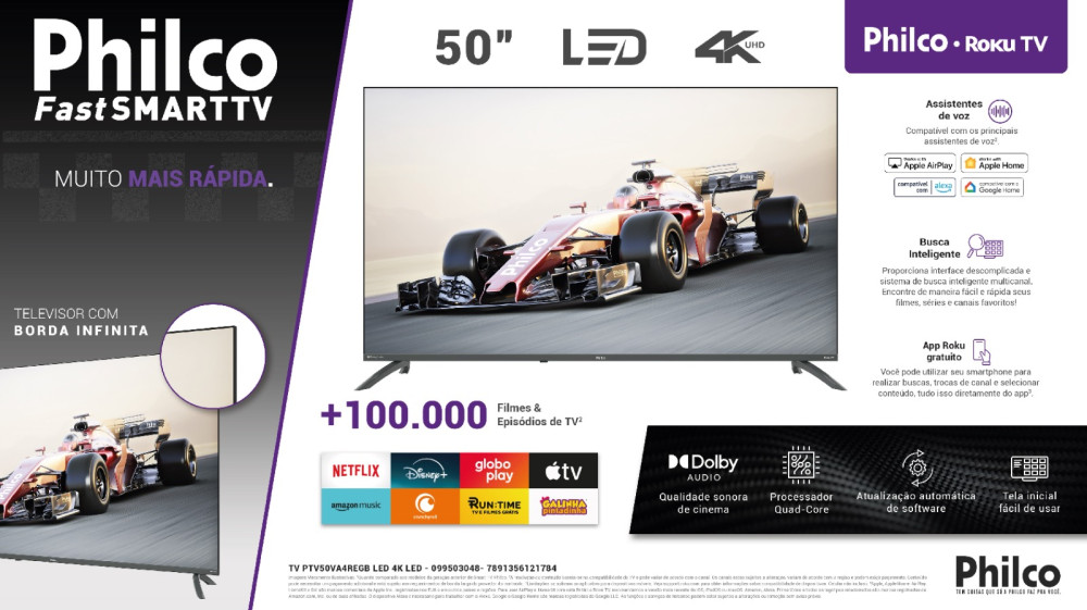 TV 50" Philco - Uai Atacado