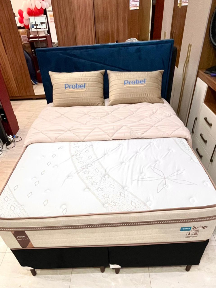 CONJUNTO BOX QUEEN MOLAS ENSACADAS PROBEL - ROCHA MAGAZINE