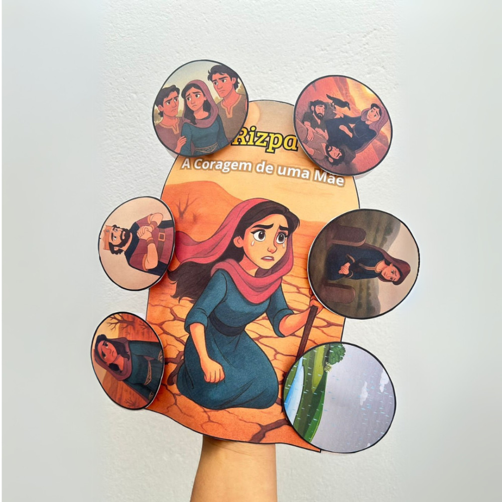 História na Luva – Rispa: A Coragem de uma Mãe - Ministério infantil