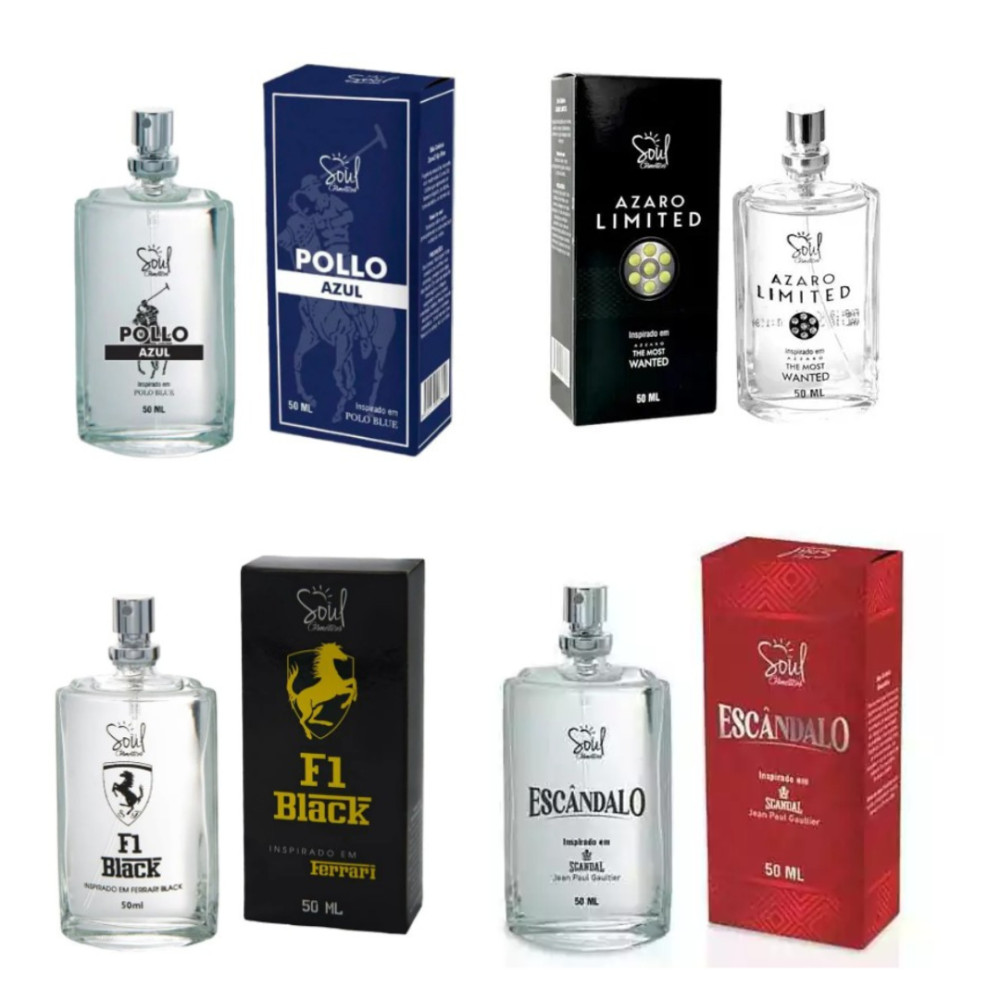 Perfume Deo Colônia inspirações de marcas famosas Azaro Limited ...