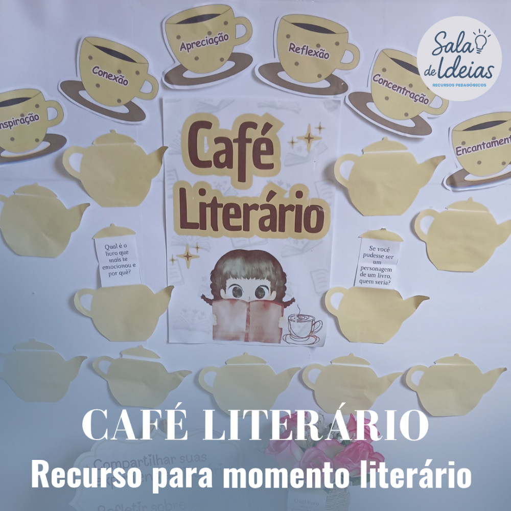 Café literário 📚 🦋 - Sala de Ideias
