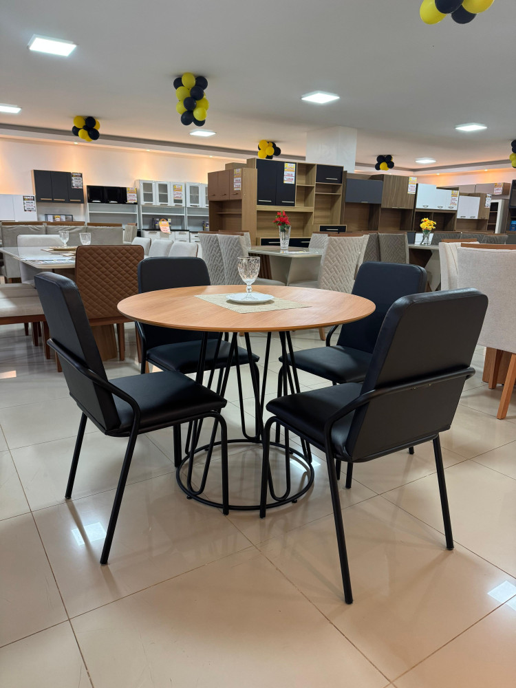 MESA JANTAR MALIBU 4 CADEIRAS MOVEIS TEIXEIRA - ROCHA MAGAZINE