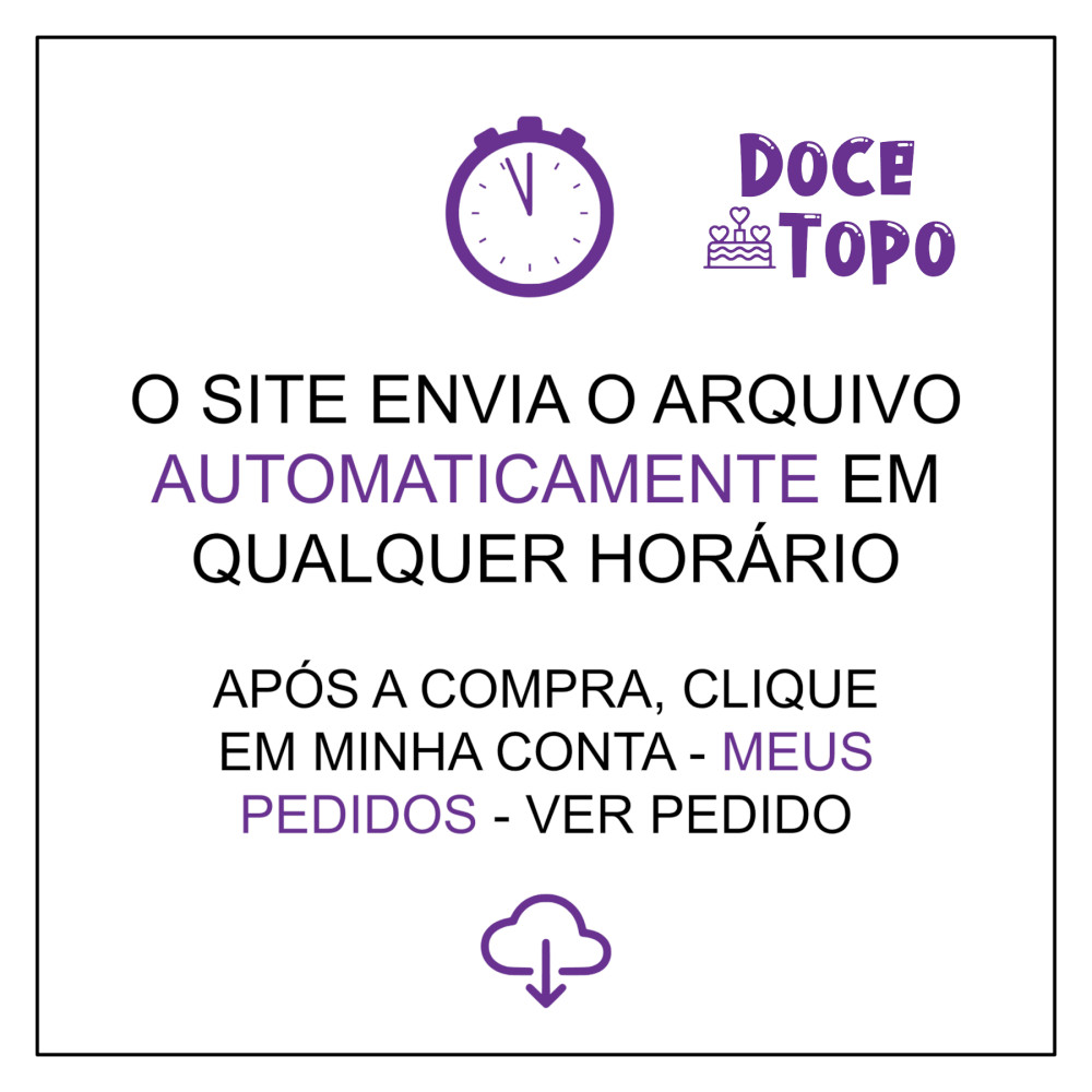 Topo de Bolo Cristão Jesus e Pescadores Studio/PDF/PNG - Doce Topo