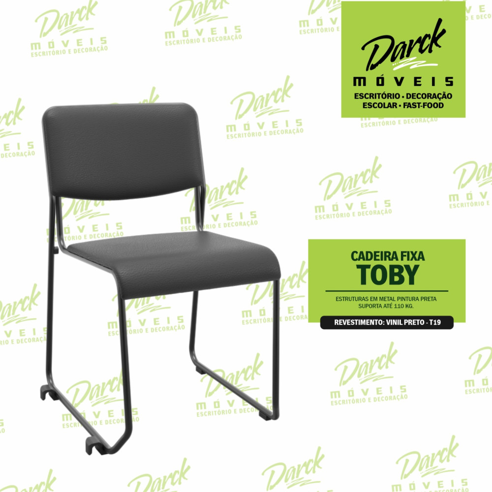 Cadeira Fixa Toby - Darck móveis