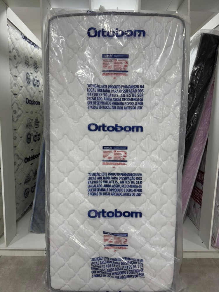 COLCHAO SOLTEIRO ESPUMA D33 0.88X1.88X20CM ORTOBOM - ROCHA MAGAZINE