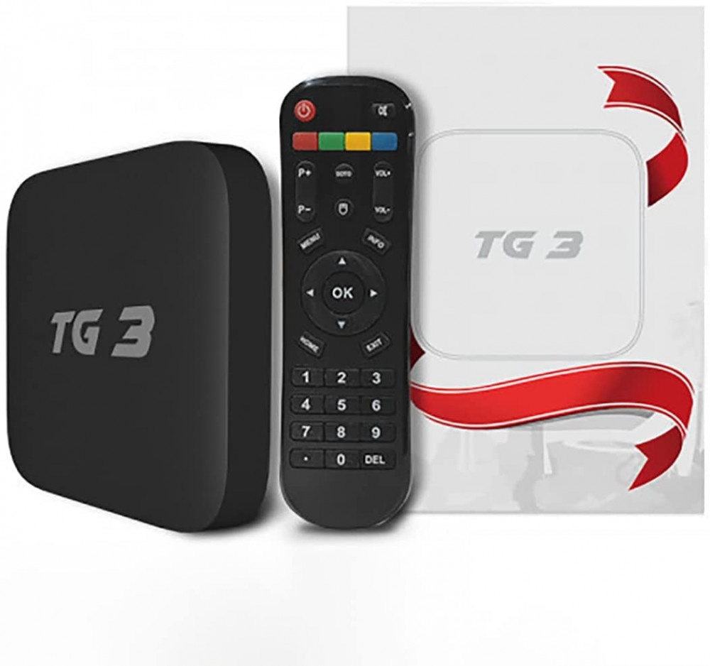 Receptor Tigre TV TG3 4K Ultra HD WI-Fi Iptv - PortoSat Receptores