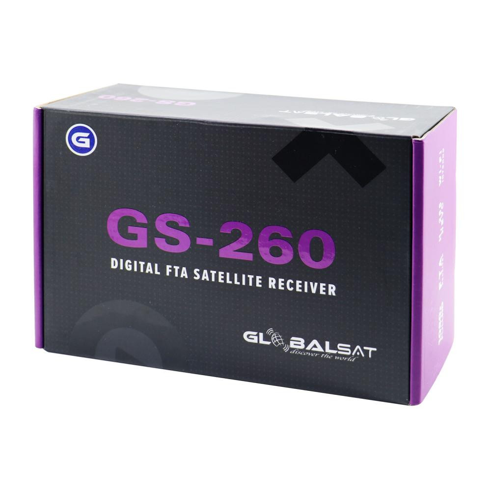 Receptor Globalsat GS-260 Full HD Wi-Fi ACM - PortoSat Receptores