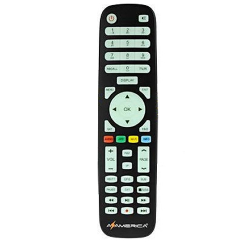 Controle Remoto Azamerica Gold HD - PortoSat Receptores