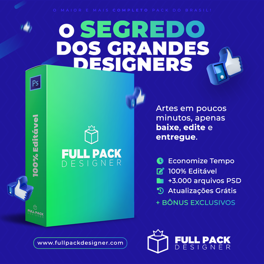 Full Pack Designer - Design Ágil (5.000 arquivos PSD 100% Editáveis ...