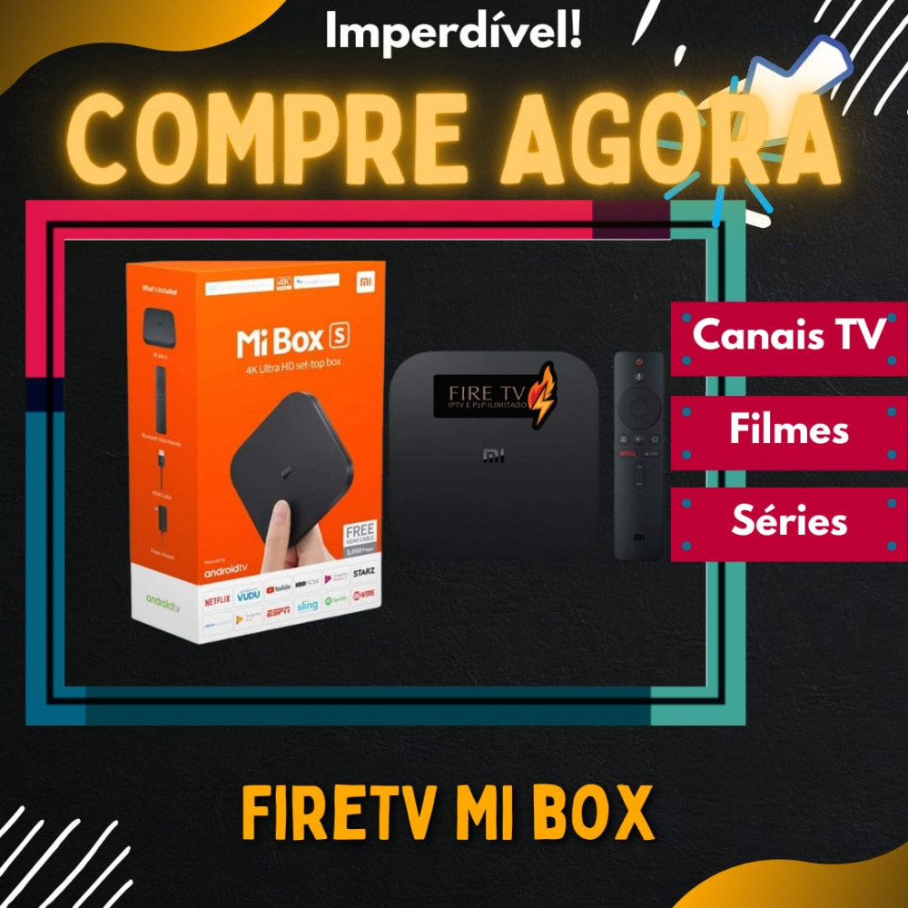 Produtos - FIRE TV BOX - Tv Box 4K Android TV - Tv Box de uso vitalício ...